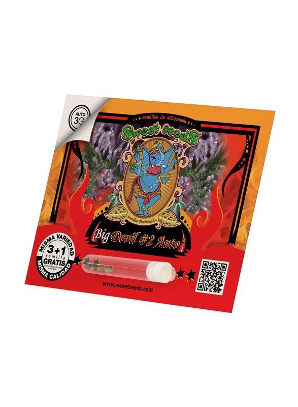 Купить семена Auto Big Devil №2 SWS20 feminized, Sweet Seeds : 4 авто ...